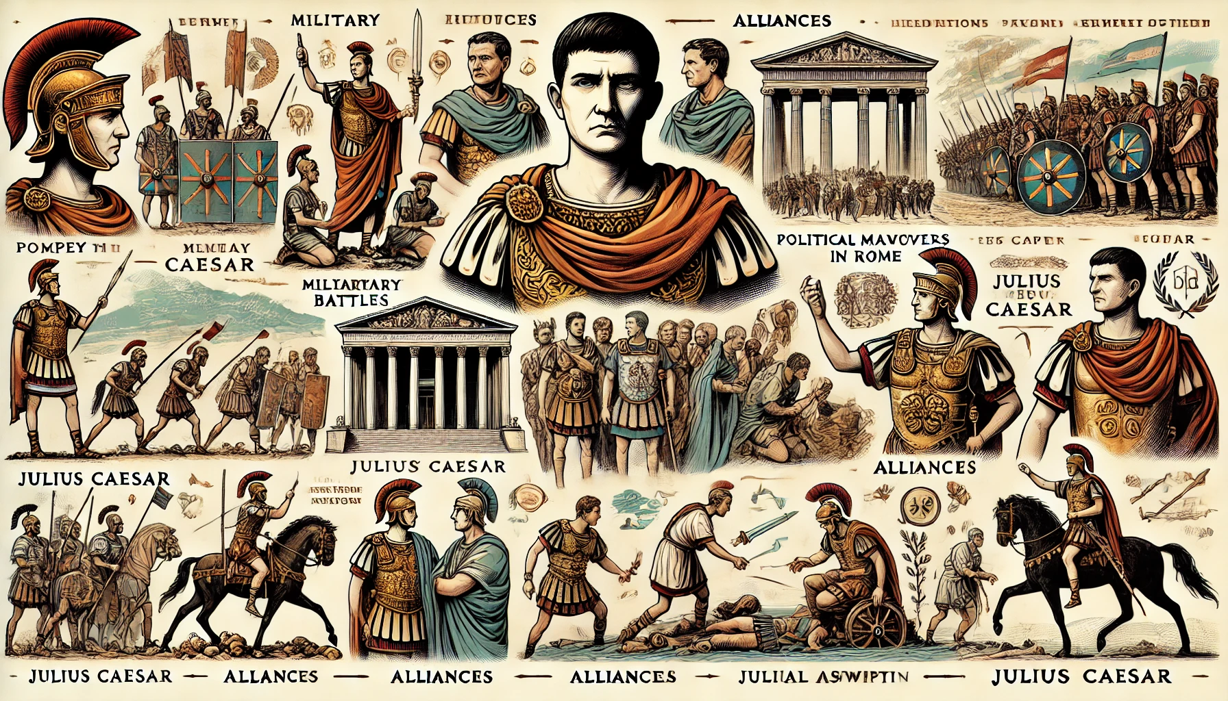 Pompeyo el Grande: El General Romano que Desafió a César - La Historia ...